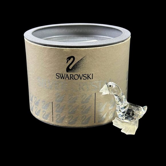 Swarovski | Accents | Swarovski Crystal Goose Duck Figurine Miniature ...
